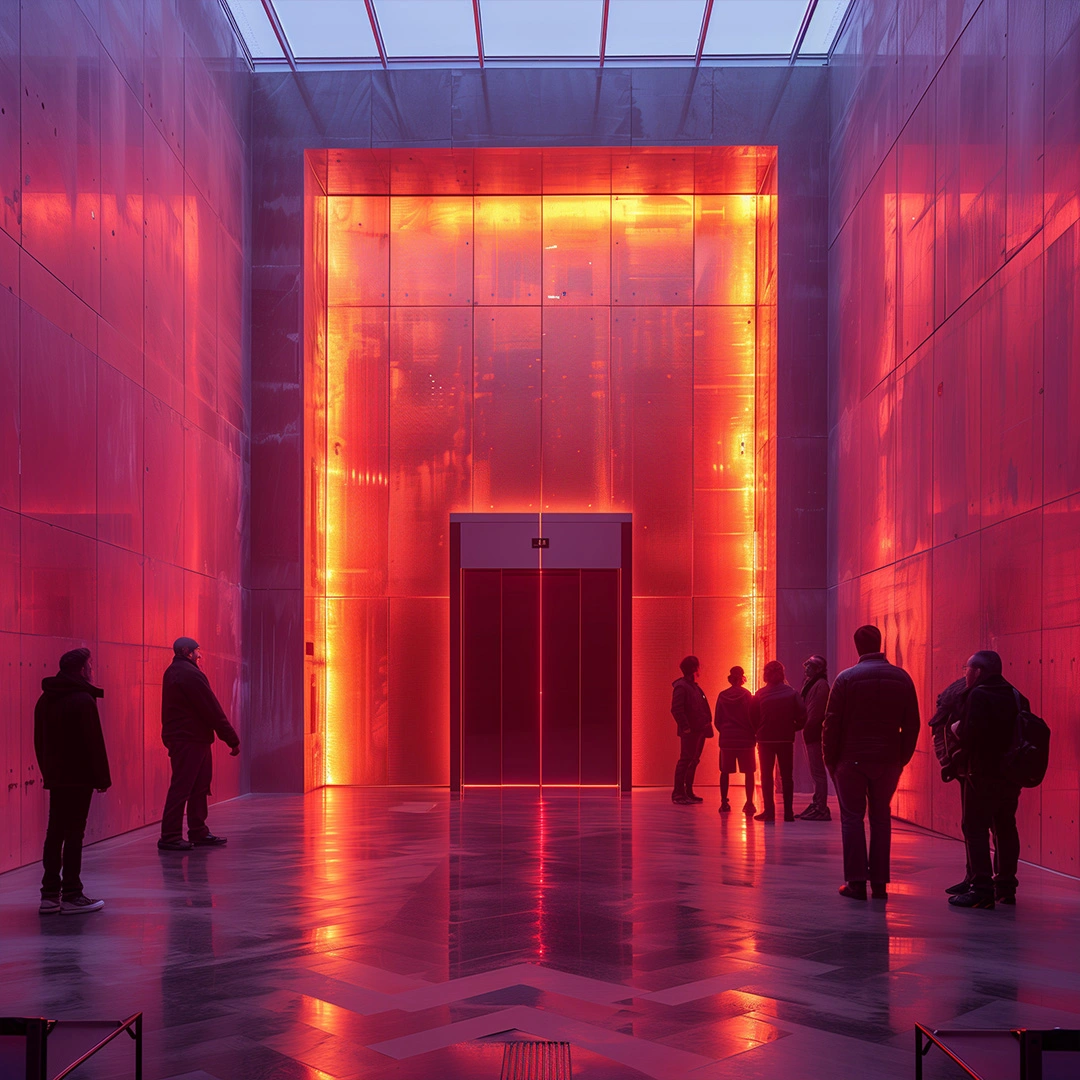 Dramatic light and structure weave together • AI LIFTS