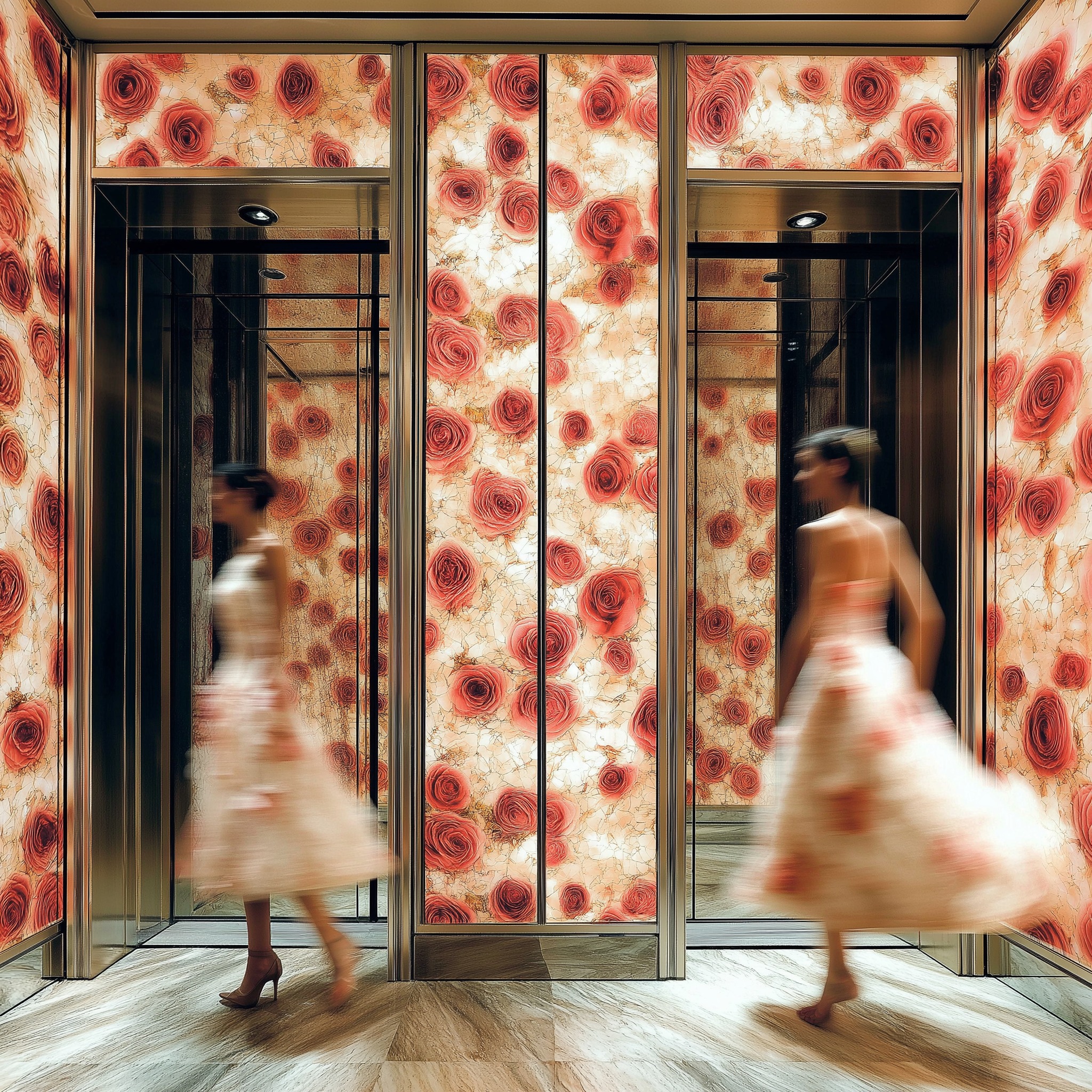 Wonderful rose-lift shaft • AI LIFTS