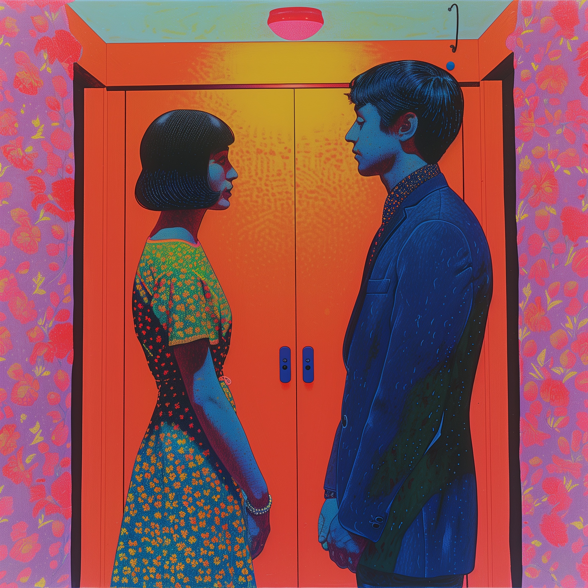 A magic lift, part of a pop world • AI LIFTS